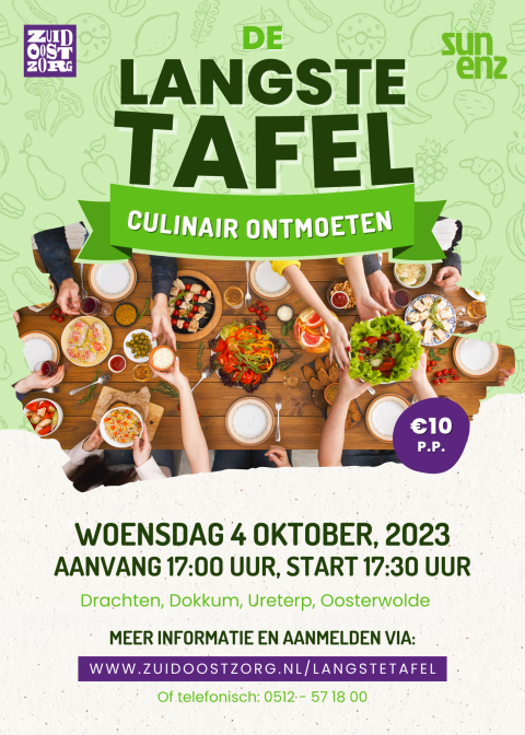 'De langste tafel' weer terug! › ZuidOostZorg